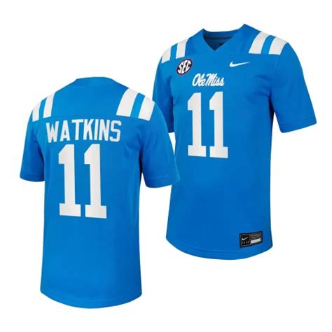 Ole Miss Rebels 11 Jordan Watkins 2023 Untouchable Football Powder