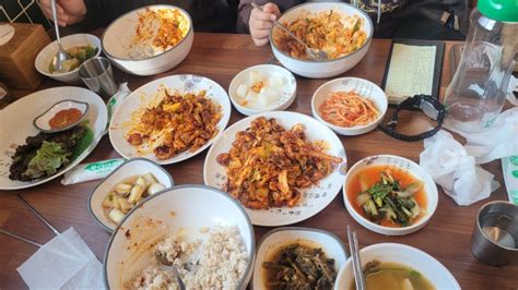 시골향기 운양걸포점 김포맛집 내돈내산 쭈꾸미우거지수제비 보리밥정식 네이버 블로그