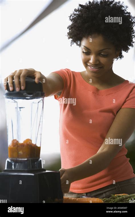 Blender smoothie ethnic hi-res stock photography and images - Alamy