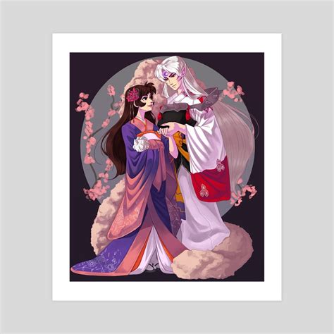 Sesshomaru X Rin 4 An Art Print By Iubworks Inprnt