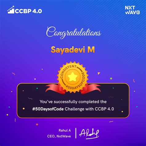 Sayadevi Moovendhan On Linkedin 50dayscodechallenge Codingjourney Continuouslearning Tech