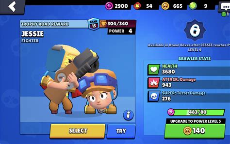 Jessie Is Best Turret Skin Rbrawlstars