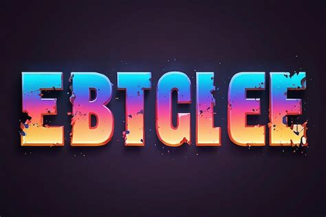 Premium Photo Editable Sliced Text Effect