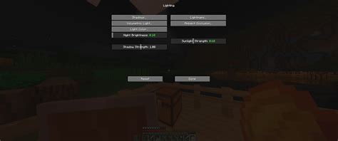First Time Installing Shaders How Can I Reduce Visibility I Dont