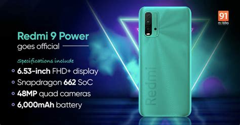 Spesifikasi Xiaomi Redmi 9 Power Miliki Baterai Jumbo •