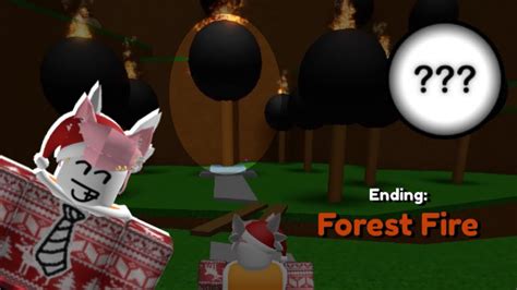 How to get the “Forest Fire” Ending in The Easiest Game on Roblox! - YouTube