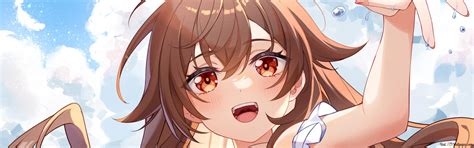 Beautiful Girl Amber Looking Hot In Short Dress Genshin Impact K Wallpaper Download