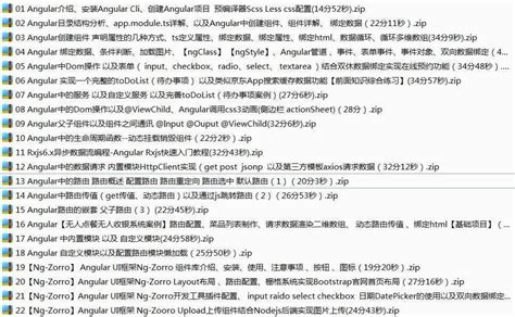 angular教程 angular antd入门实战视频教程 免费学 it营