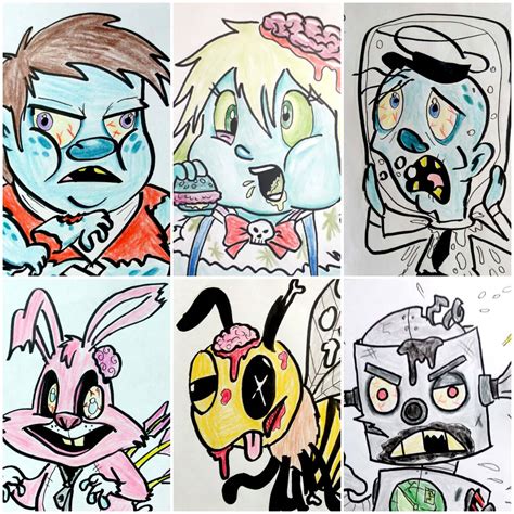 Zombie Ocs Collage By Juanpadraws On Deviantart