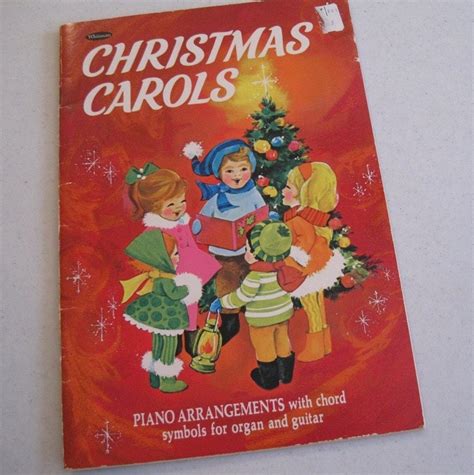 Vintage Whitman Christmas Carols Song Book By Ingrandmasattic