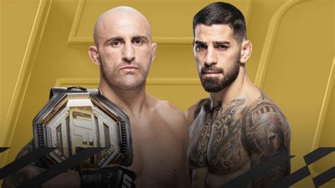 Ufc 298 Ufc Unveils Poster For Alexander Volkanovski Vs Ilia Topuria