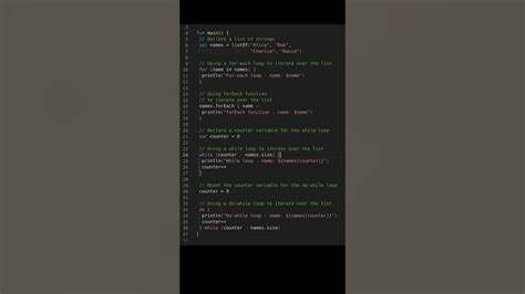 Essential Looping Techniques In Kotlin For While Do While And