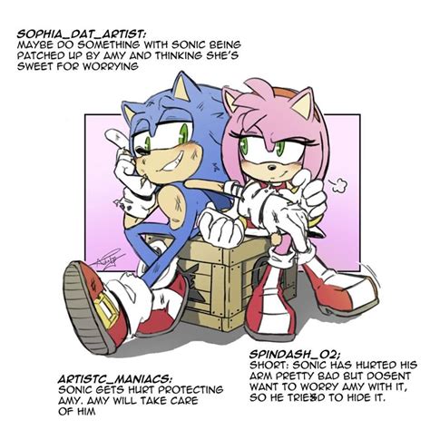 Sonic And Amy Fan Art