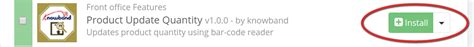 Prestashop Product Quantity Update By Scanner Addon User Manual