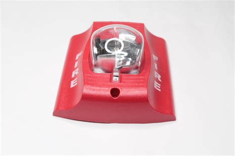 System Sensor Sr Strobe Std Cd Red Wall Mount Fire Lettering