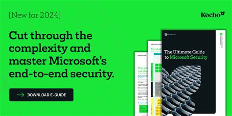 The Ultimate Guide To Microsoft Security E Guide