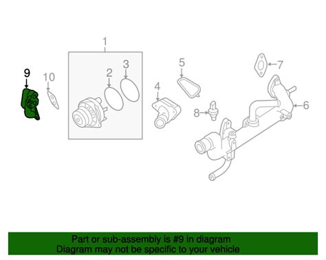 2009 2024 Nissan Engine Coolant Pipe 14075 Ja10a