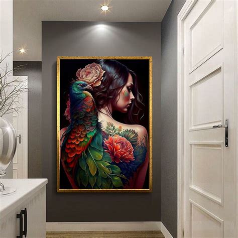 African Woman Canvas Wall Art Black Woman Canvas Print Woman Etsy