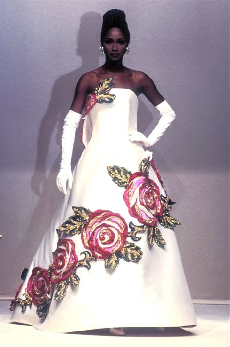 Katoucha Niane Jean Louis Scherrer Spring Summer 1993 Haute Couture