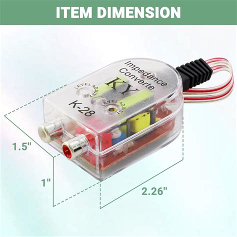 Rca Line Audio Output Converter Speaker To Line Level Converter