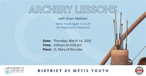 Archery Lessons Facilitated By Evan Mellsen St Mary Of The Lake