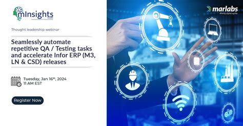 Marlabs Llc On Linkedin Infor Automation Testing