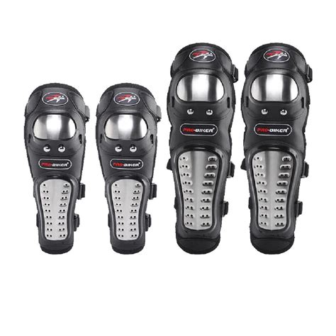 Kit De Rodillera Y Coderas Pro Biker Ajustables EN MOVIMIENTO