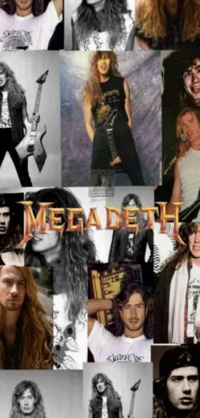 Megadeth Collage Mobile Wallpaper Free Download