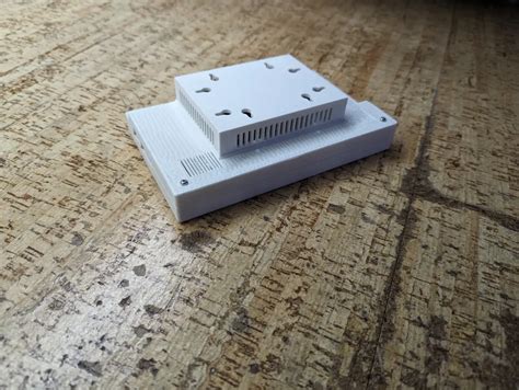 Enclosure Mount For Elecrow 7 Inch Screen And Raspberry Pi 4b With Poe