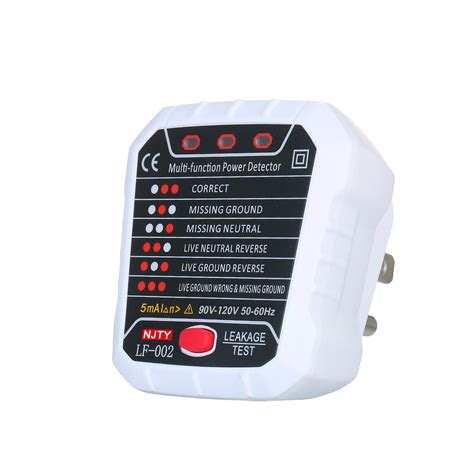 NJTY Test de fuite électrique avancé RCD testeur d Grandado