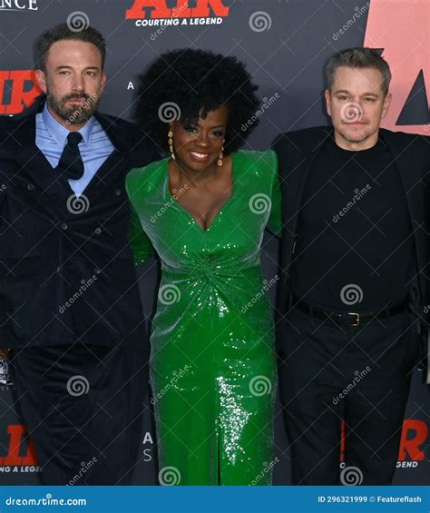 Ben Affleck Viola Davis And Matt Damon Editorial Stock Image Image