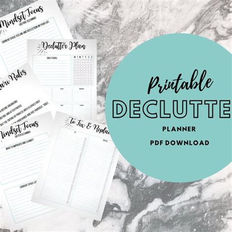 Happy Planner Declutter Plan Etsy