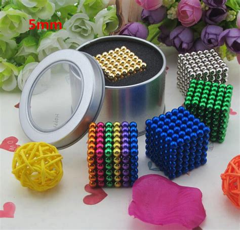 Magnetic Balls Cube Toy 3mm 216pcs Slim Wallet Company