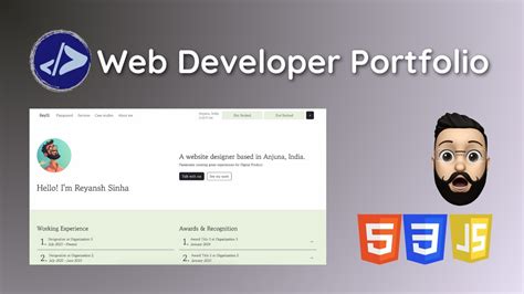 Customized Dev Create A Minimalist Web Developer Portfolio Using Html