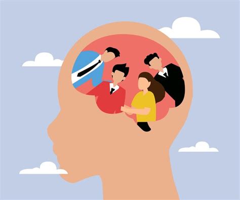 Premium Vector | Business people team inside a human head