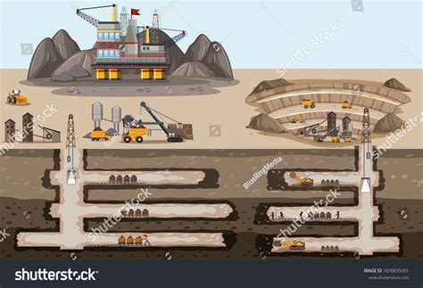 Underground Mining Diagram