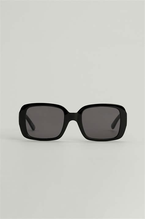 Big Rounded Recycled Sunglasses Black Na Kd
