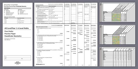 👉 Coordinate Geometry Exam Style Questions Twinkl