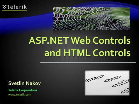 PPT ASP NET Web Controls And HTML Controls PowerPoint Presentation Free Download ID 2630009