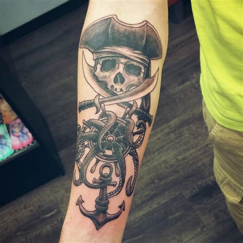 Pirate Anchor Tattoos
