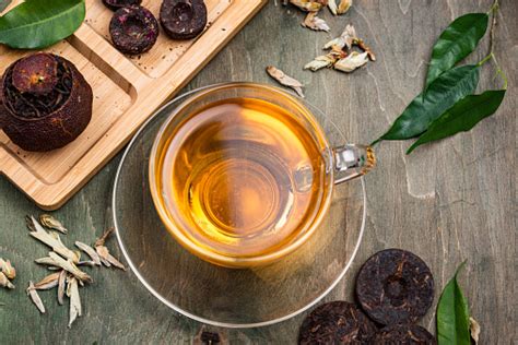 다른 압착 중국 푸 Erh 차 Pu Erh에 대한 스톡 사진 및 기타 이미지 Pu Erh 0명 감귤 Istock