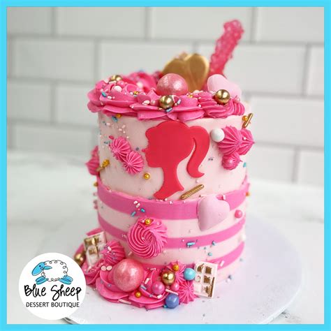 Glam Barbie Birthday Cake Blue Sheep Bake Shop In Somerville Nj