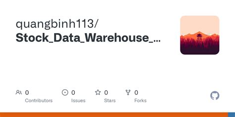 Github Quangbinh113stockdatawarehousevisualization