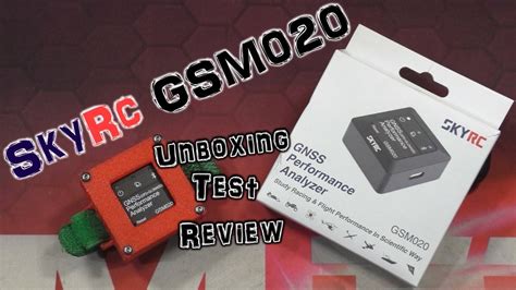 SKYRC GSM020 GNSS GPS Geschwindigkeits Messgerät HD German Deutsch