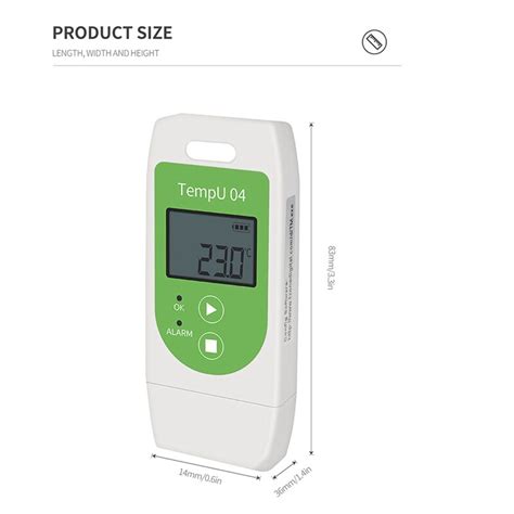 USB Temperature Data Logger Reusable Temperature R Vicedeal