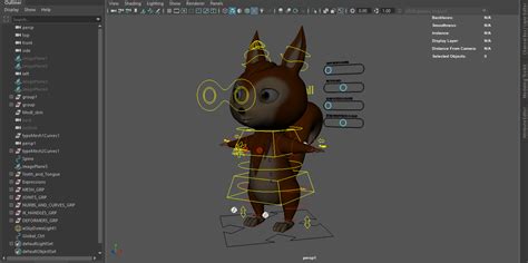 Squirrel 3d Character Model Textured And Rigged Behance Behance