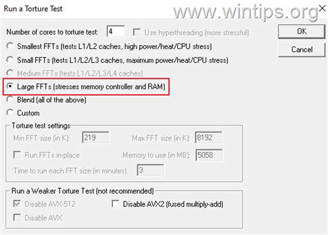 How To Stress Test Cpu Ram And Gpu On Your Pc Wintips Org