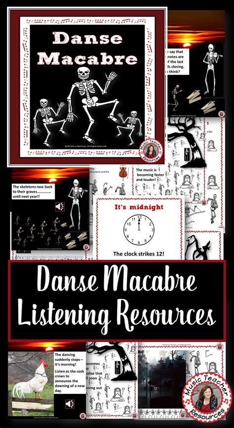 Halloween Music Activities And Listening Lesson Worksheets For Danse