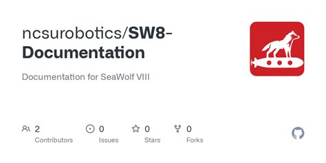 Github Ncsuroboticssw8 Documentation Documentation For Seawolf Viii