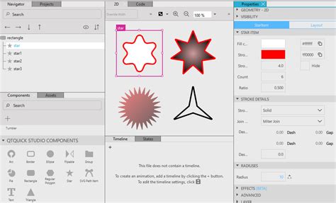 StarItem QML Type Qt Quick Studio Components Qt 6 0 0